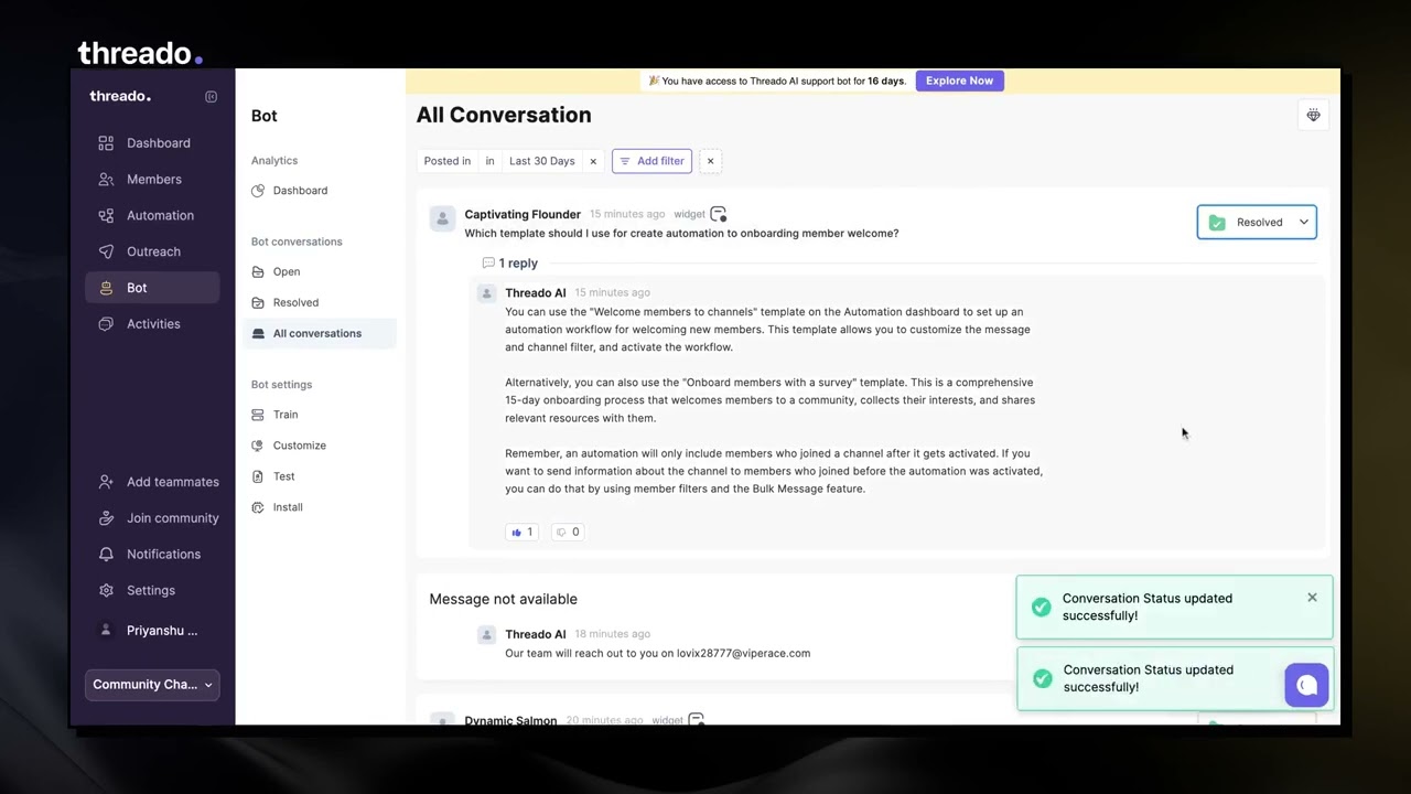 Threado Review: Details, Pricing & Features