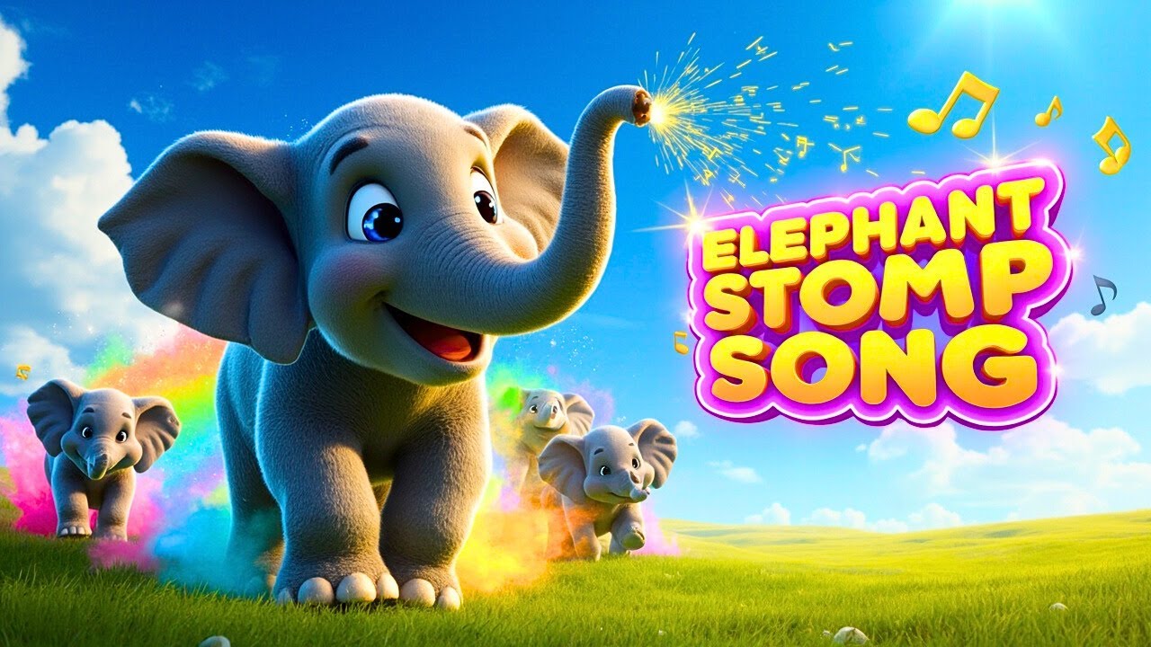 Elephant Stomp Song 🐘 | Kids Dance Song | Boom Boom Stomp! | Nursery ...
