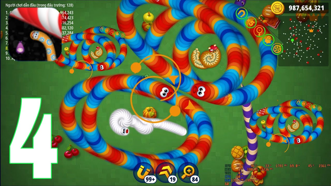 Worms Zone - Gameplay Walkthrough Part 4 - Lord of the Worms (iOS, Android) - YouTube