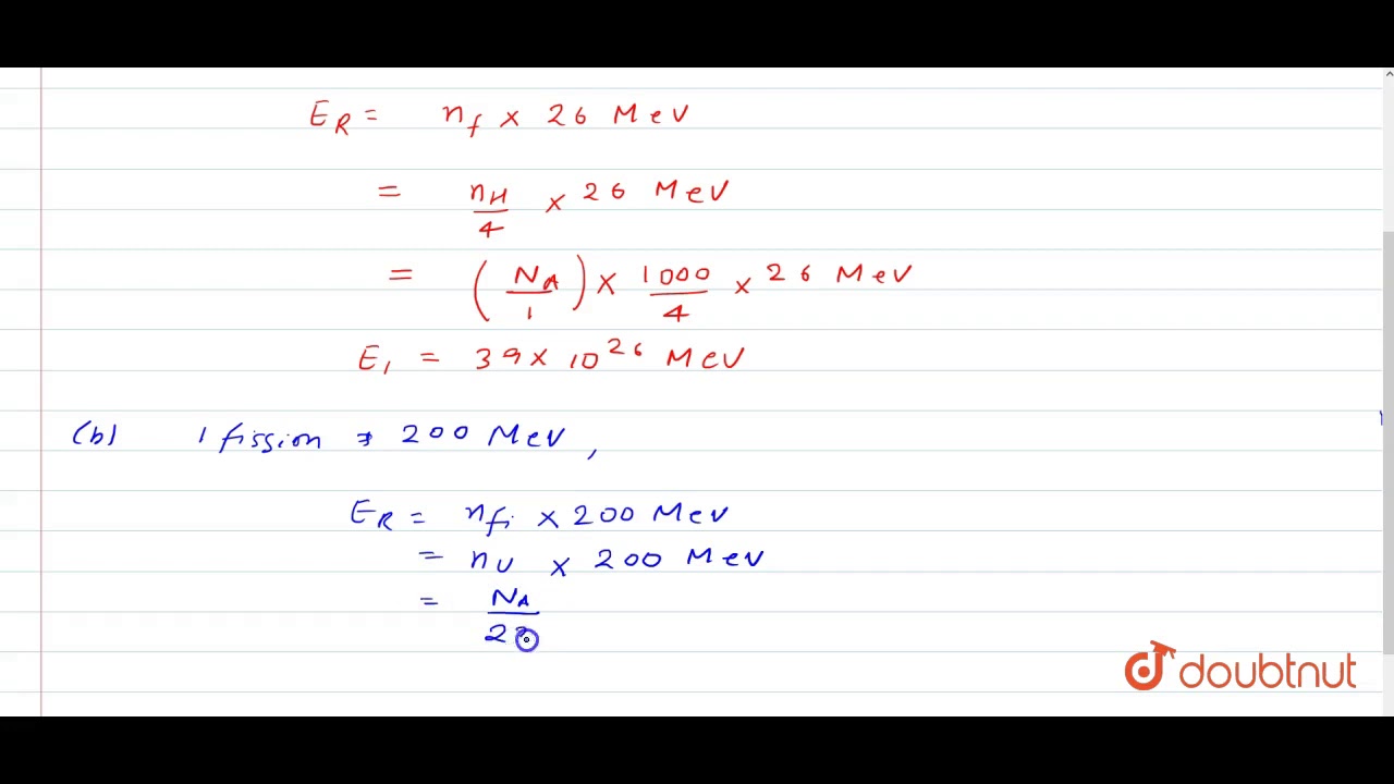 Calculate and compare the energy released by (a) fusion of 1.0kg of ...