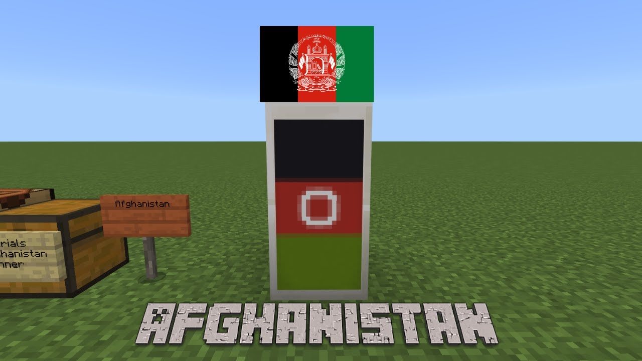 Minecraft - How to Create the Afghanistan 2013 version using a banner ...