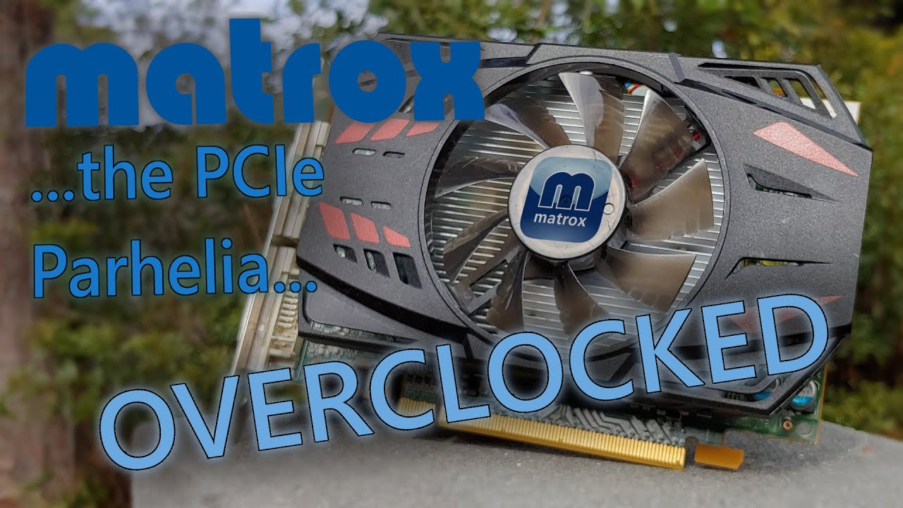 Matrox's PCIe Parhelia - Can the Matrox Parhelia APVe Game? Overview ...