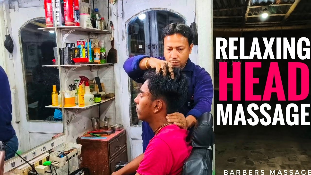Bengali Barber Intense Head Massage For Relaxing 😌💆‍♂️💈||ASMR||Amazing ...