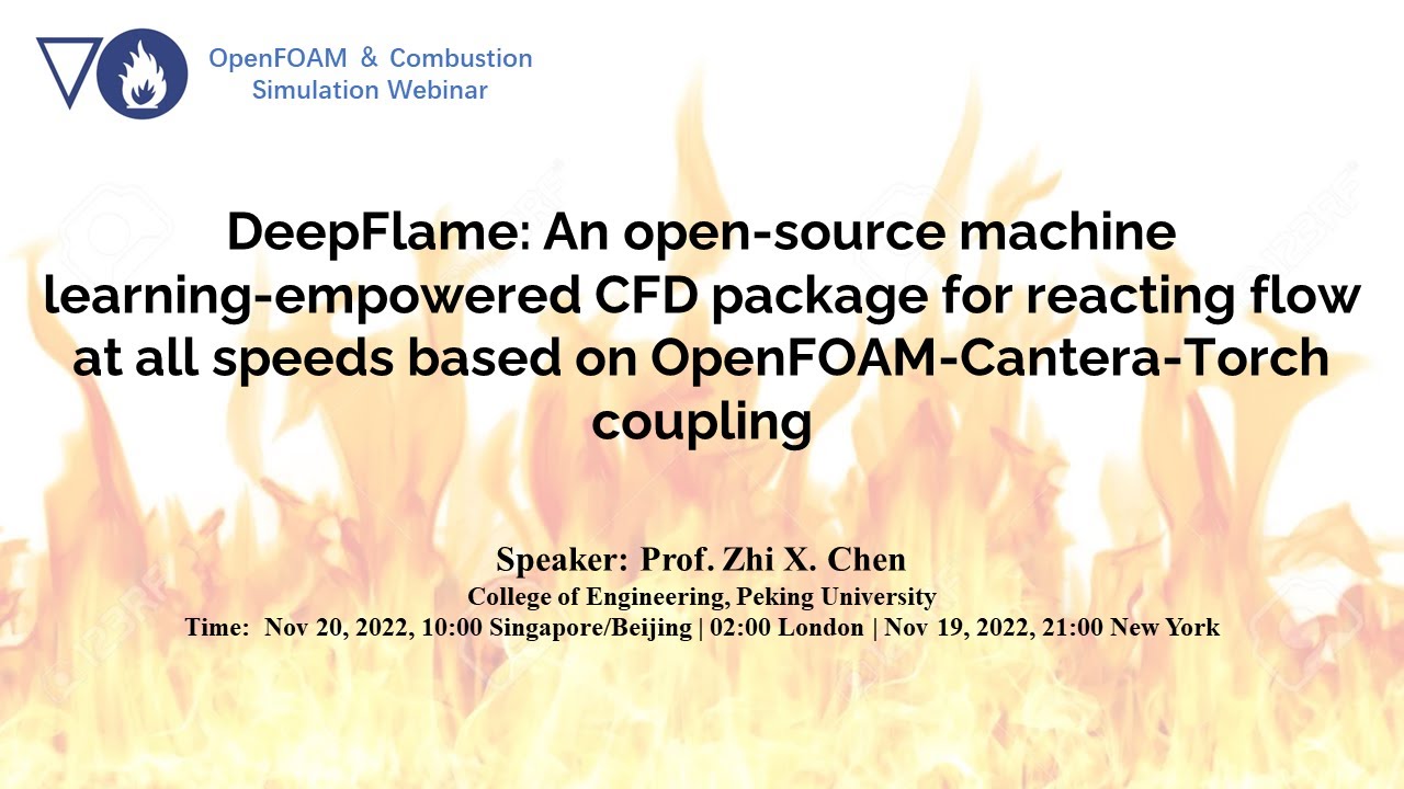 DeepFlame: An open source machine learning empowered CFD package for reacting flow at all speeds ...