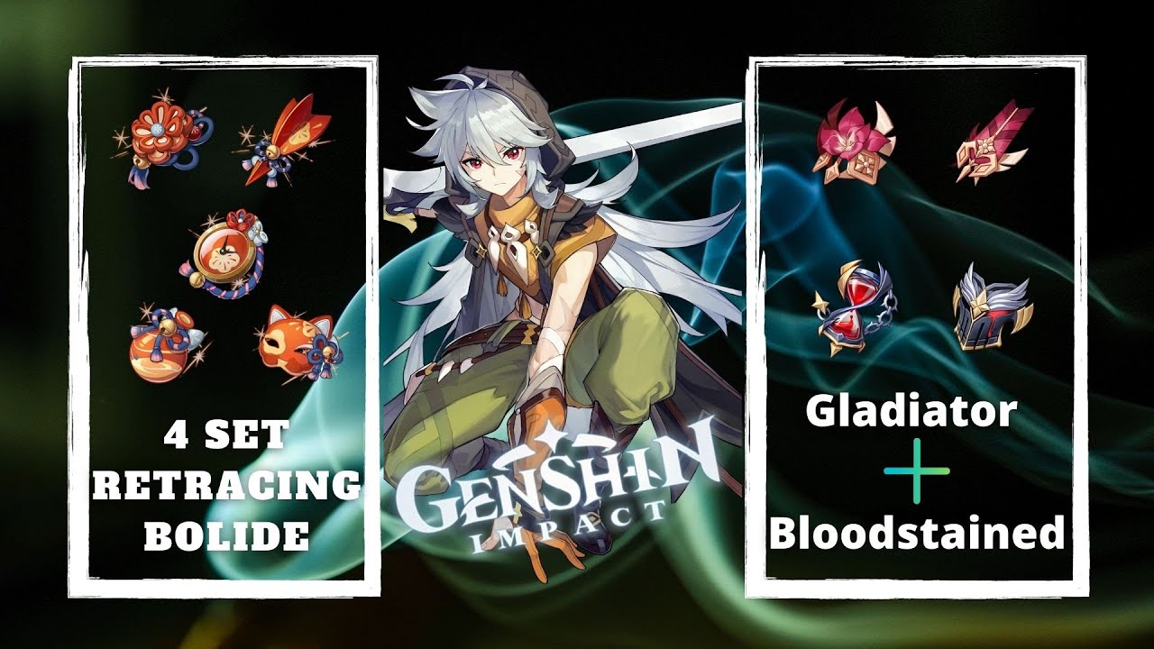 Genshin Impact - Artifacts Comparison Retracing Bolide & 2 Gladiator 2 ...