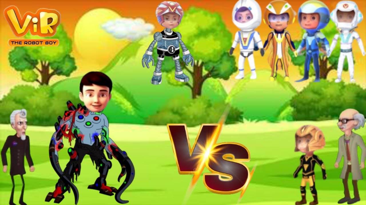 robot boy cartoon | veer the robo boy | rudra vs vir | new episode ...