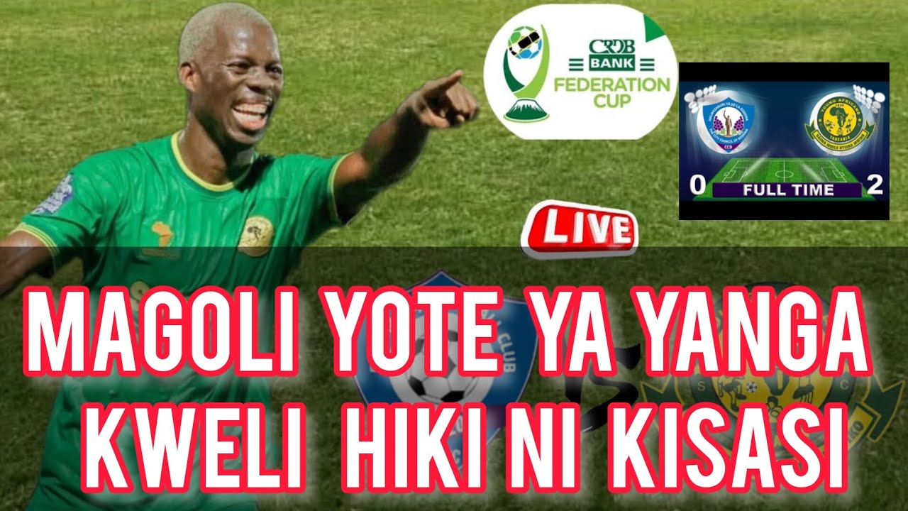 MAGOLI YOTE: HIGHLIGHTS DODOMA JIJI VS YANGA 《 0 - 2 》 - YouTube