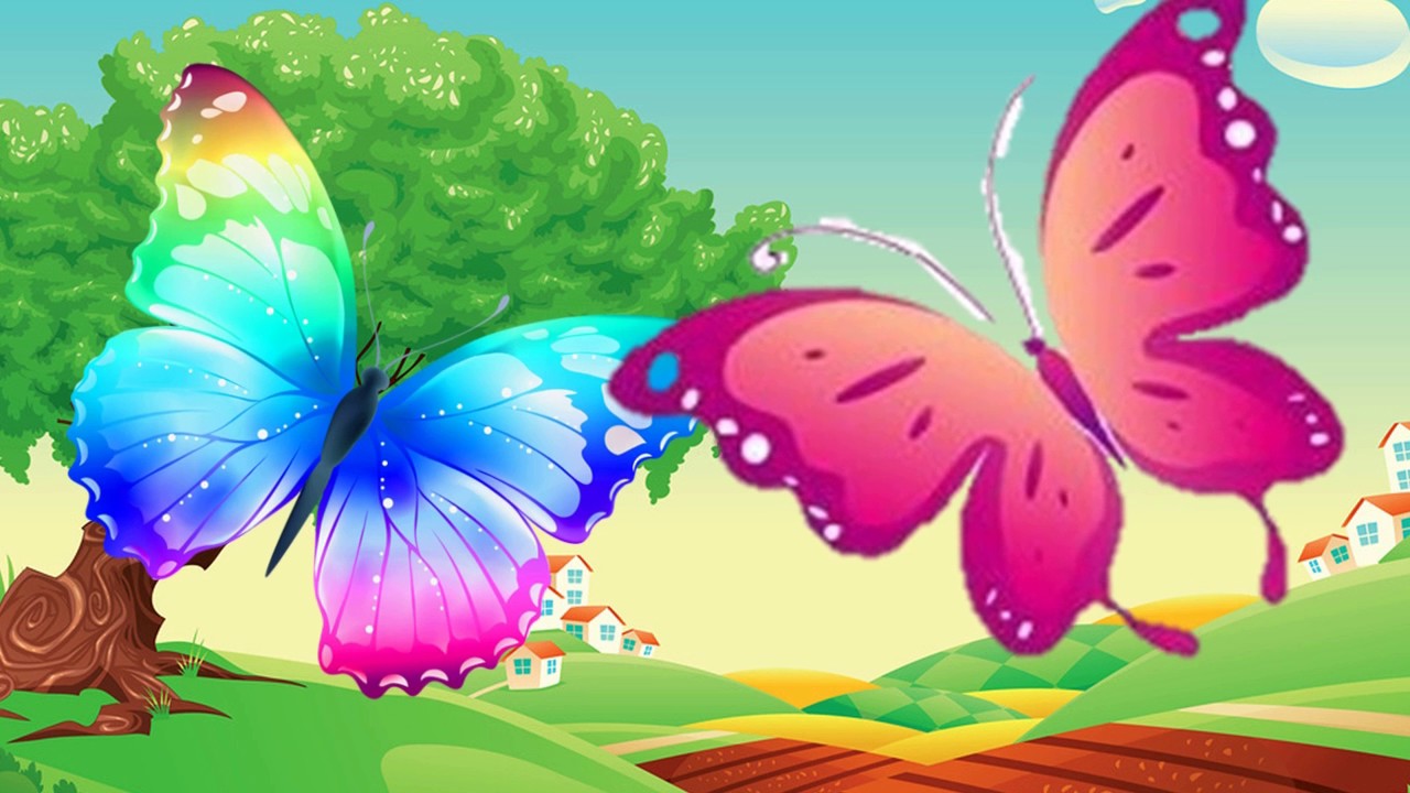 Tiếng kêu các con vật | Em học con bươm bướm con bò rừng con sóc | Dạy ...