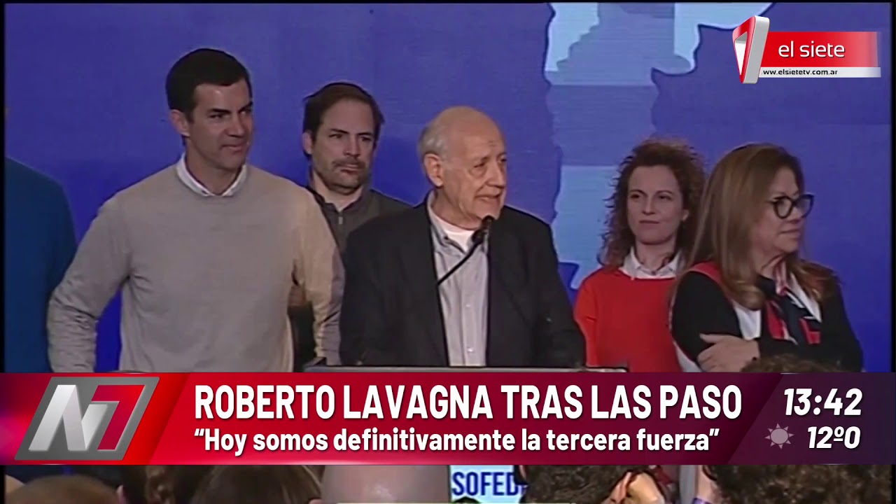 Roberto Lavagna tras las PASO - YouTube