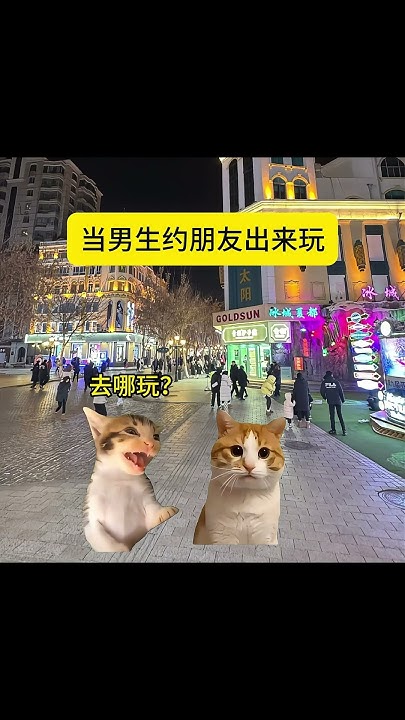 当男生约朋友出来玩！ #猫meme #猫meme小剧场 #内容过于真实 - YouTube