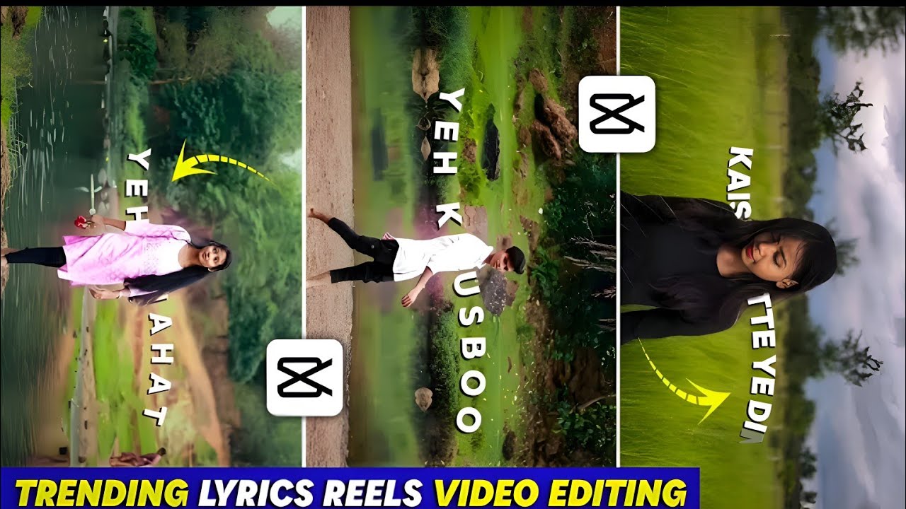 Trending Lyrics Video Editing In Capcut | New Lyrics Reels Video Editing In Capcut | Lyrics ...