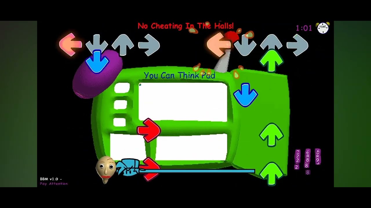 PAY ATTENTION SONG + FULL | FNF: BALDI BASICS MADNESS V1! - YouTube