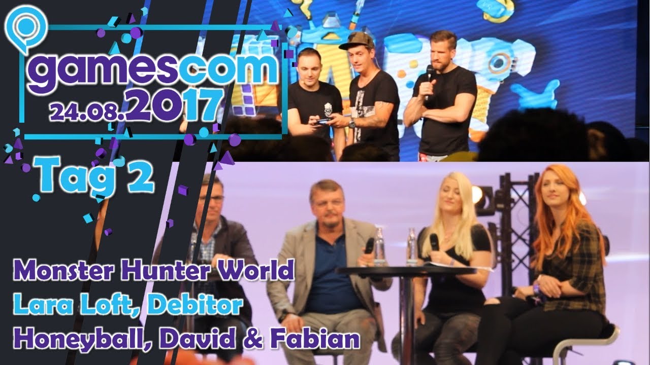 Gamescom 2017 (Tag 2) - Monster Hunter World, Lara Loft, Debitor ...