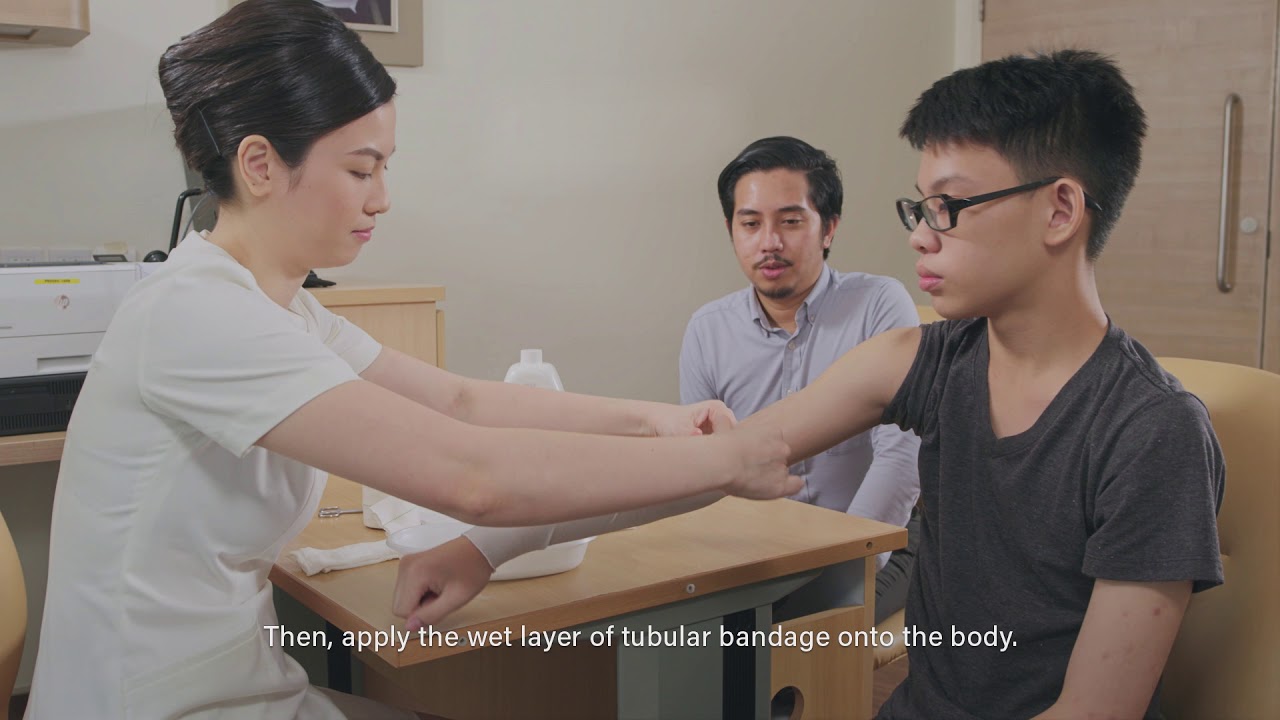 Wet Wrap Therapy - YouTube