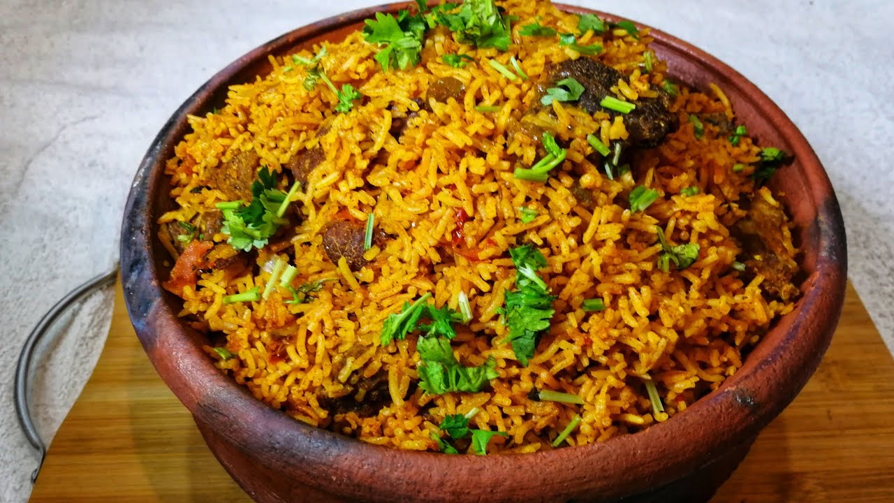 എന്തൊരു എളുപ്പം മലബാർ ഇറച്ചി ചോറ് /malabar irachi choru/Beef Rice/Sara ...
