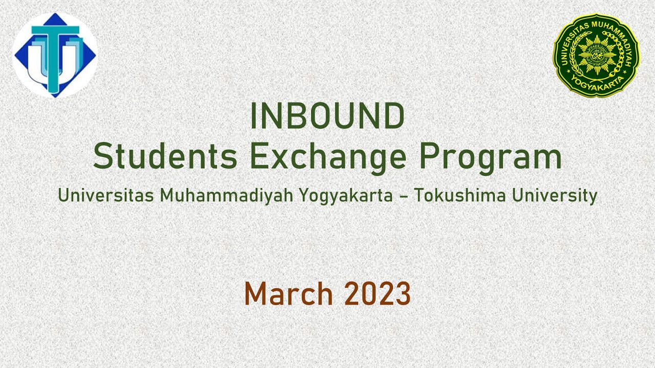 Inbound SEP Program Tokushima - UMY March 2023 (After Movie) - YouTube