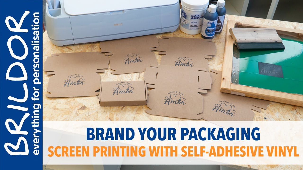 DIY CUSTOM PACKAGING – VINYL & SCREEN PRINTING - YouTube