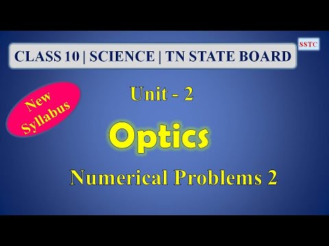 Class 10 Science || Optics Unit 2 || Numerical Problems 2|| chapter 2 ...