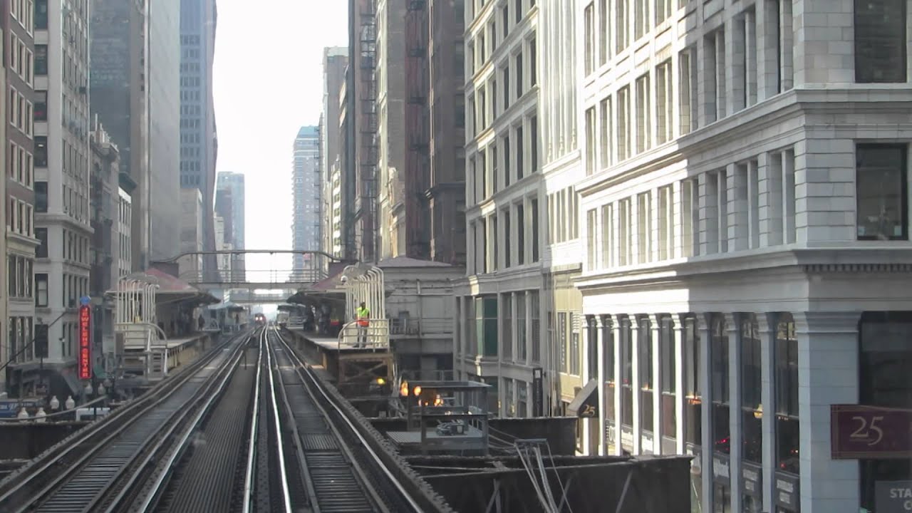Chicago's elevated "L" train - YouTube
