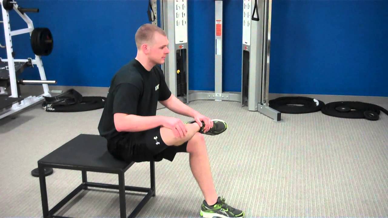 Seated Glute Stretch Youtube