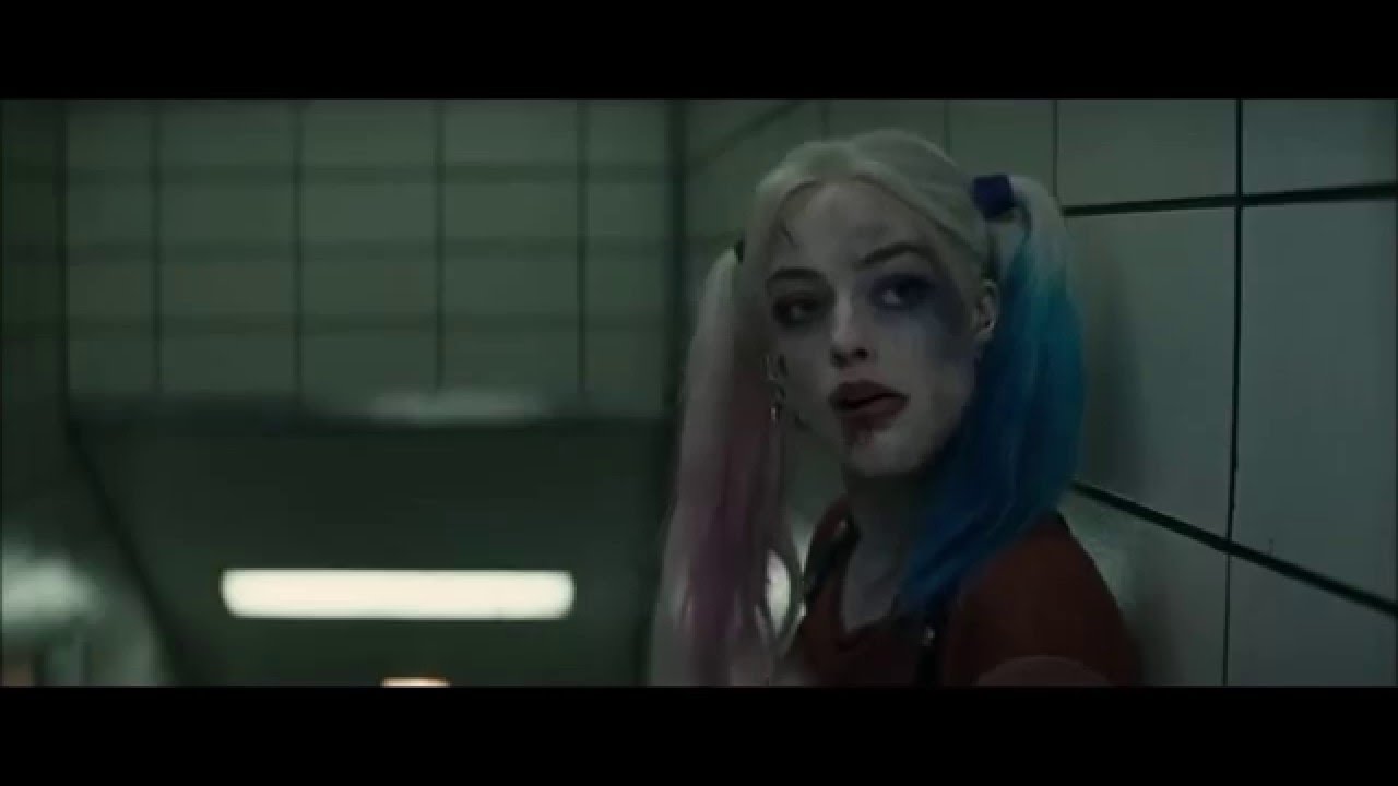 Margot Robbie as Harley Quinn in Suicide Squad Trailer - YouTube