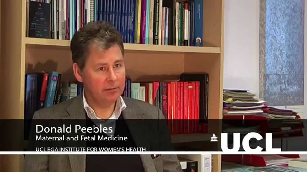 Donald Peebles, Head of Maternal and Fetal Medicine Research Department ...