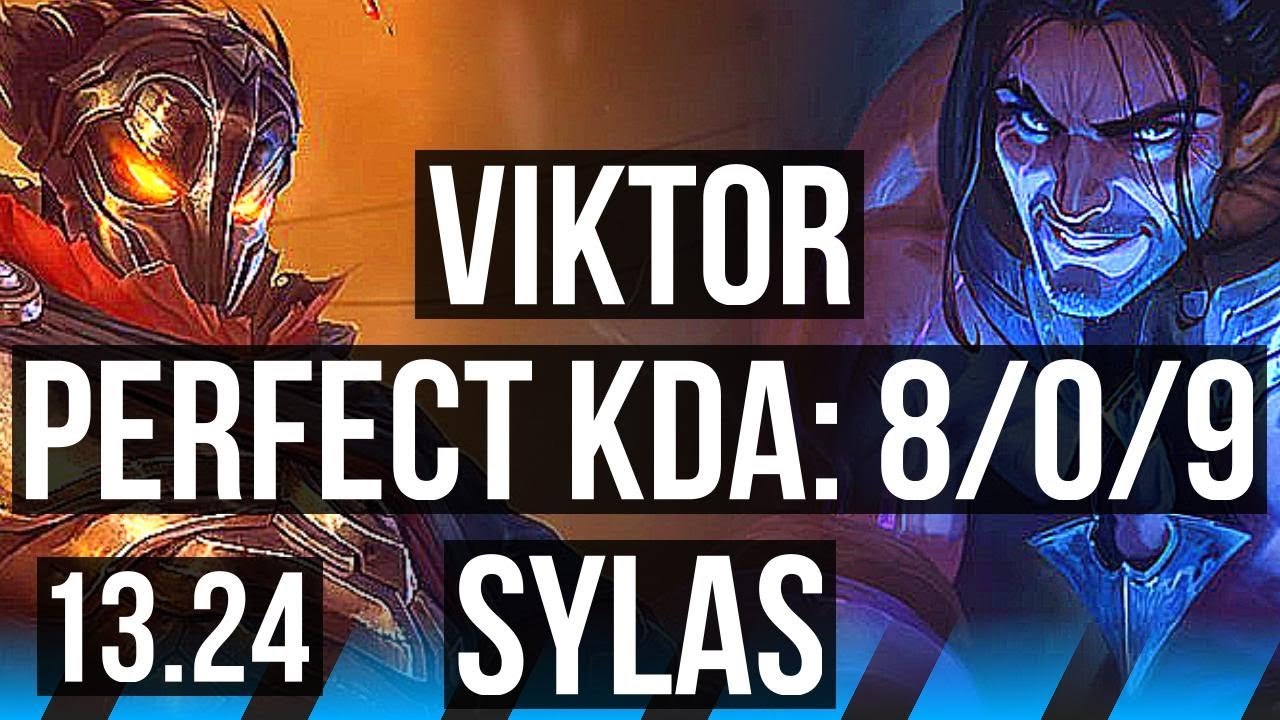 VIKTOR vs SYLAS (MID) | 8/0/9, Legendary, 400+ games | NA Master | 13. ...