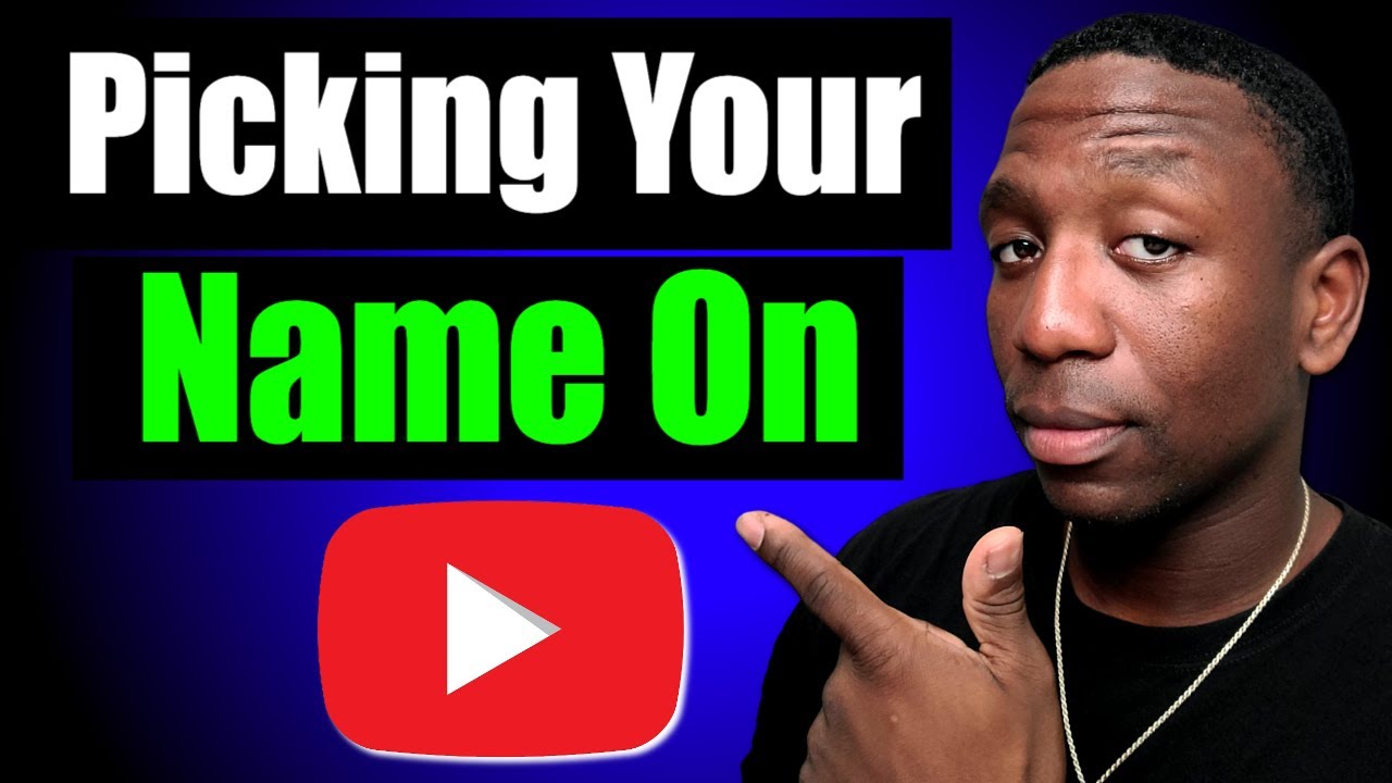 How To Come Up With A GOOD YouTube Name FAST YouTube How To Come Up With A GOOD YouTube Name FAST YouTube