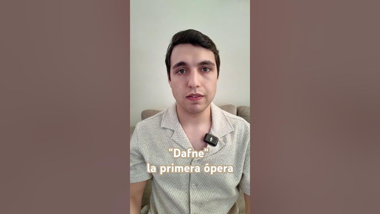 "Dafne": La primera ópera de la historia - YouTube