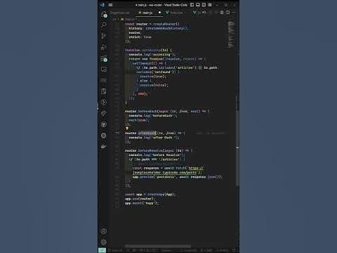 Global afterEach navigation guard in #vue3 composition api - YouTube