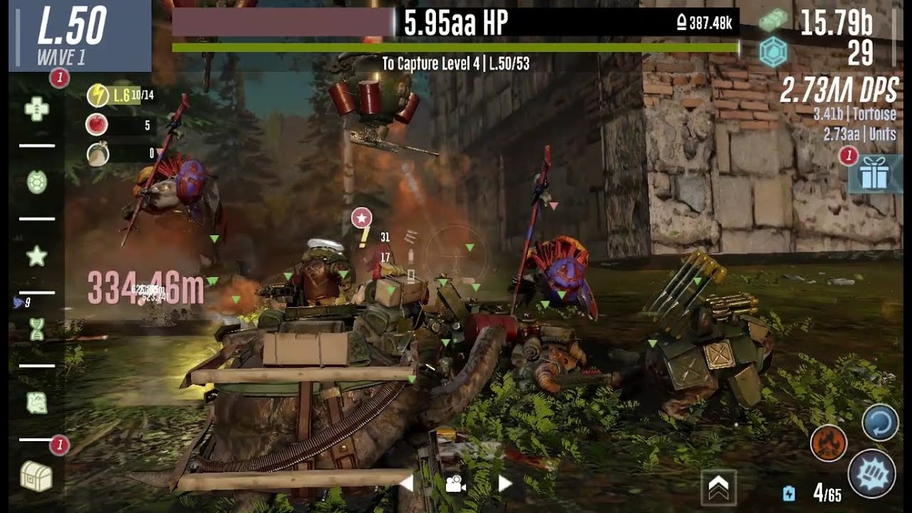 War Tortoise 2 - level 50 - 60 - Gameplay - YouTube