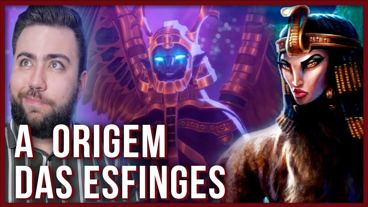 A ORIGEM DOS MONSTROS COM ENIGMAS: DE ONDE VIERAM AS ESFINGES e O QUE ...