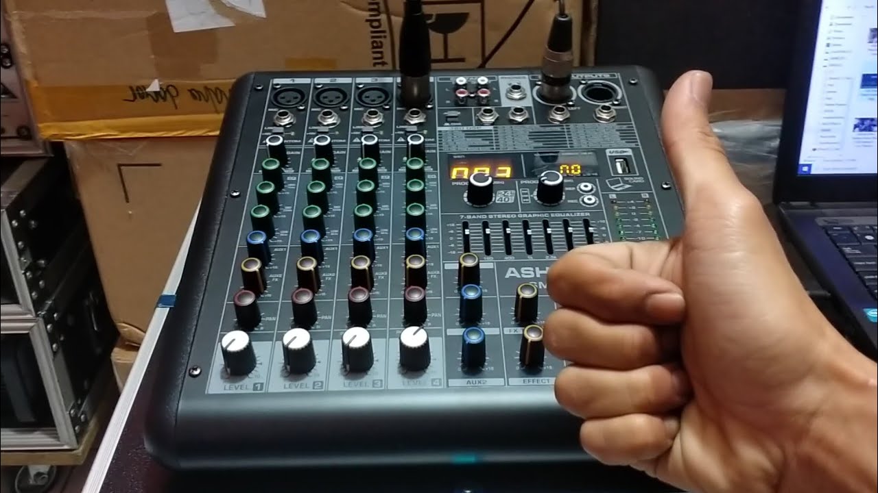 Tes dan Review mixer ASHLEY SMR 4 plus koper 💯💯 Ciamikk suaranyaa 👍👍 ...
