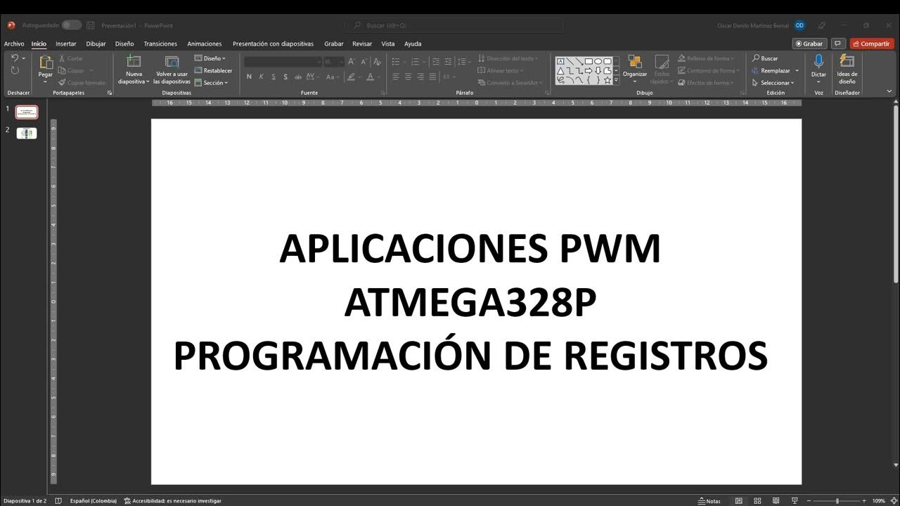 Introducción - Aplicaciones PWM Atmega328p - YouTube
