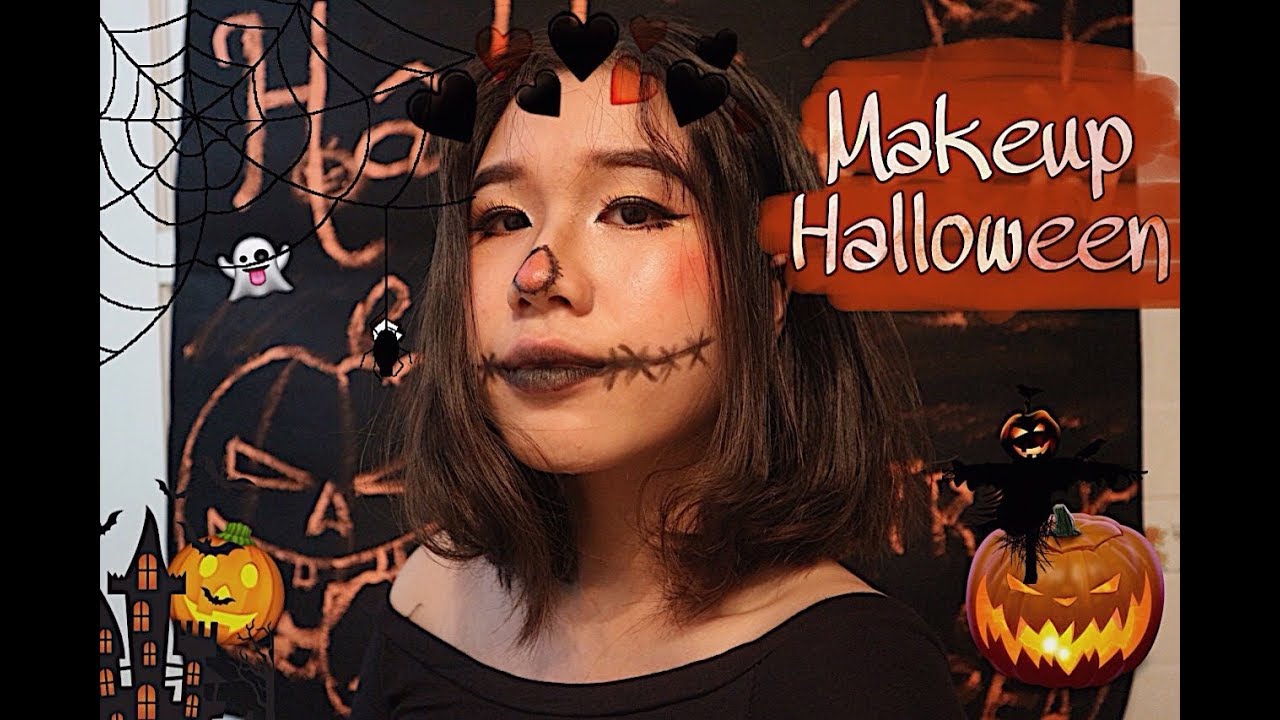 Halloween Makeup easily tutorial | Trang điểm Halloween đơn giản 🎃👻 ...