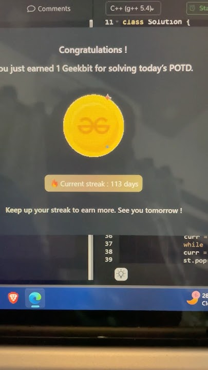 Day-27 to become better #coding #vlog #c++ #programming #competitiveprograming #hustle #grind # ...