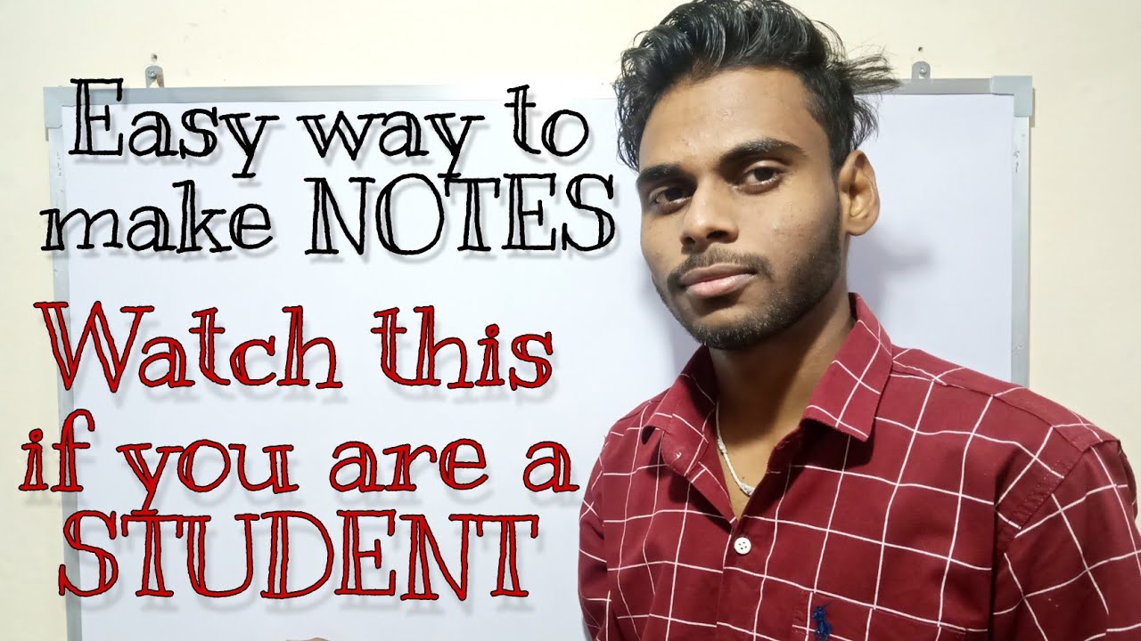 Easy Way To Make NOTES Must Watch For All Student Ritik Kumar Easy Way To Make NOTES Must Watch For All Student Ritik Kumar