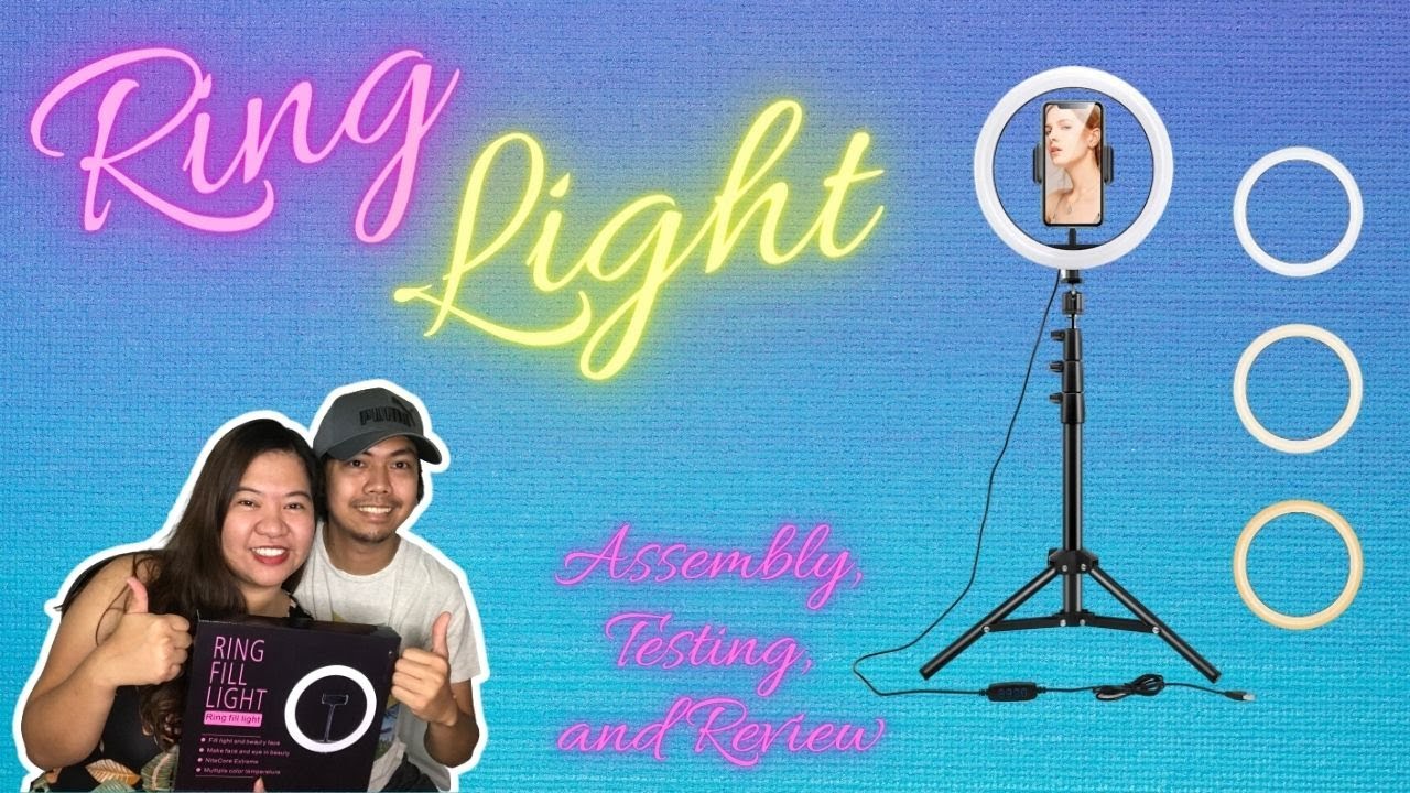 Affordable 10" Ring Light Assembly, Testing, and Review - YouTube