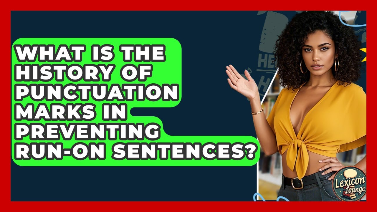 What Is The History Of Punctuation Marks In Preventing Run-on Sentences ...