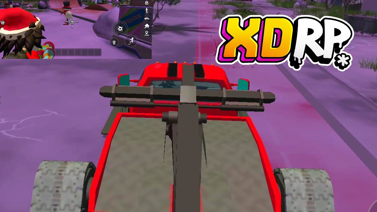 SNOWMAN ZOMBIE AT XD RP WITH A NEW SNOW MOBILE - YouTube