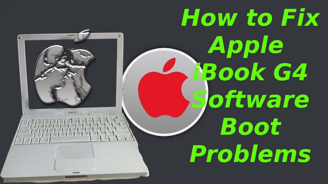 How to Fix Apple iBook G4 Software Boot Problems #MARCHINTOSH - YouTube