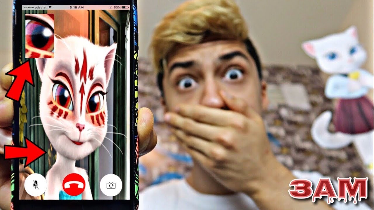 DO NOT FACETIME TALKING ANGELA AT 3AM!! *OMG SHE CAME TO MY HOUSE ...