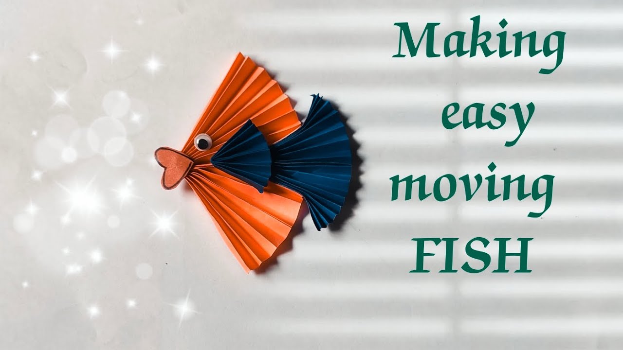 @craftartist1508 #making paper Folding Moving Fish 🐟🐠🐟🐠 - YouTube
