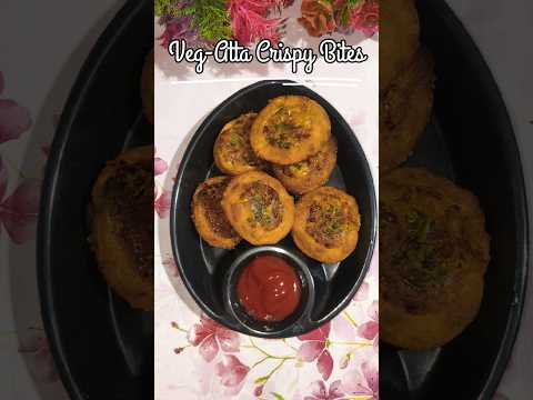 Maida ko kaho bye, aur Veg Atta Bites ko kaho hi!Healthy bhi, crispy bhi.#viral #food #atta #snacks