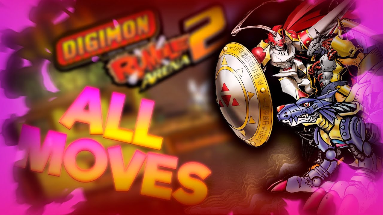 Digimon Rumble Arena 2 | Todos los personajes y movimientos - YouTube