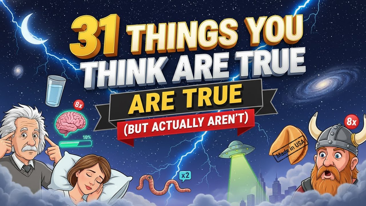 31 Things You Think Are True But Actually Aren’t - YouTube