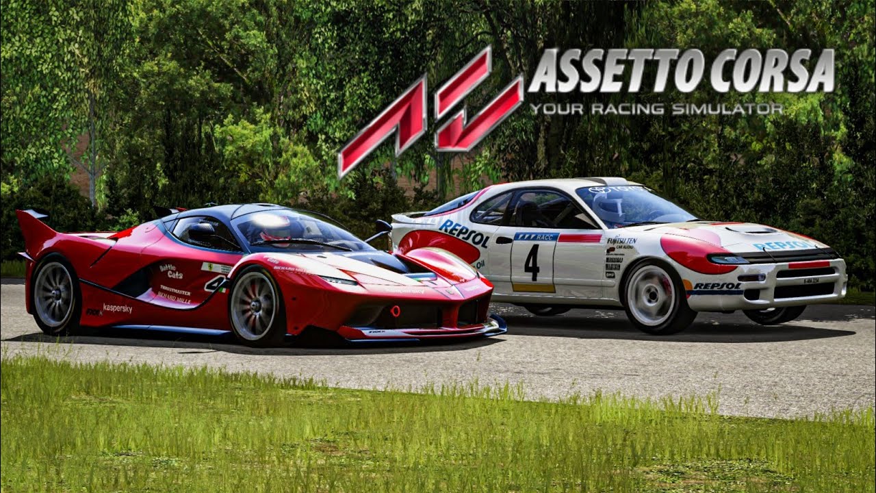 เกมรถแข่ง Assetto Corsa Toyota Celica ST185 4WD Turbo vs Ferrari FXX K ...