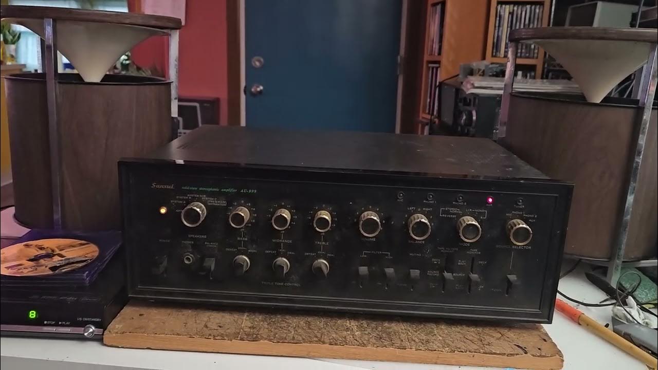 SANSUI AU 999 FIRST TEST - YouTube