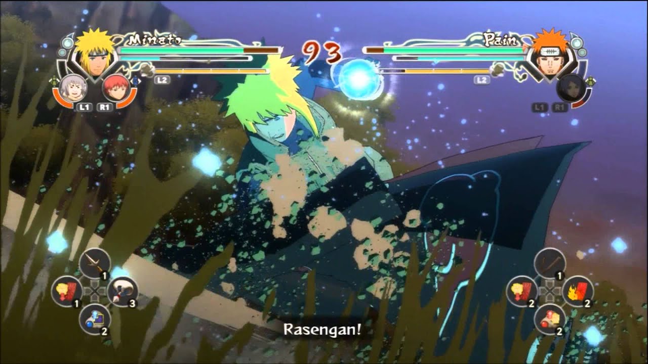 Naruto Generations Minato Flying Thunder God - YouTube