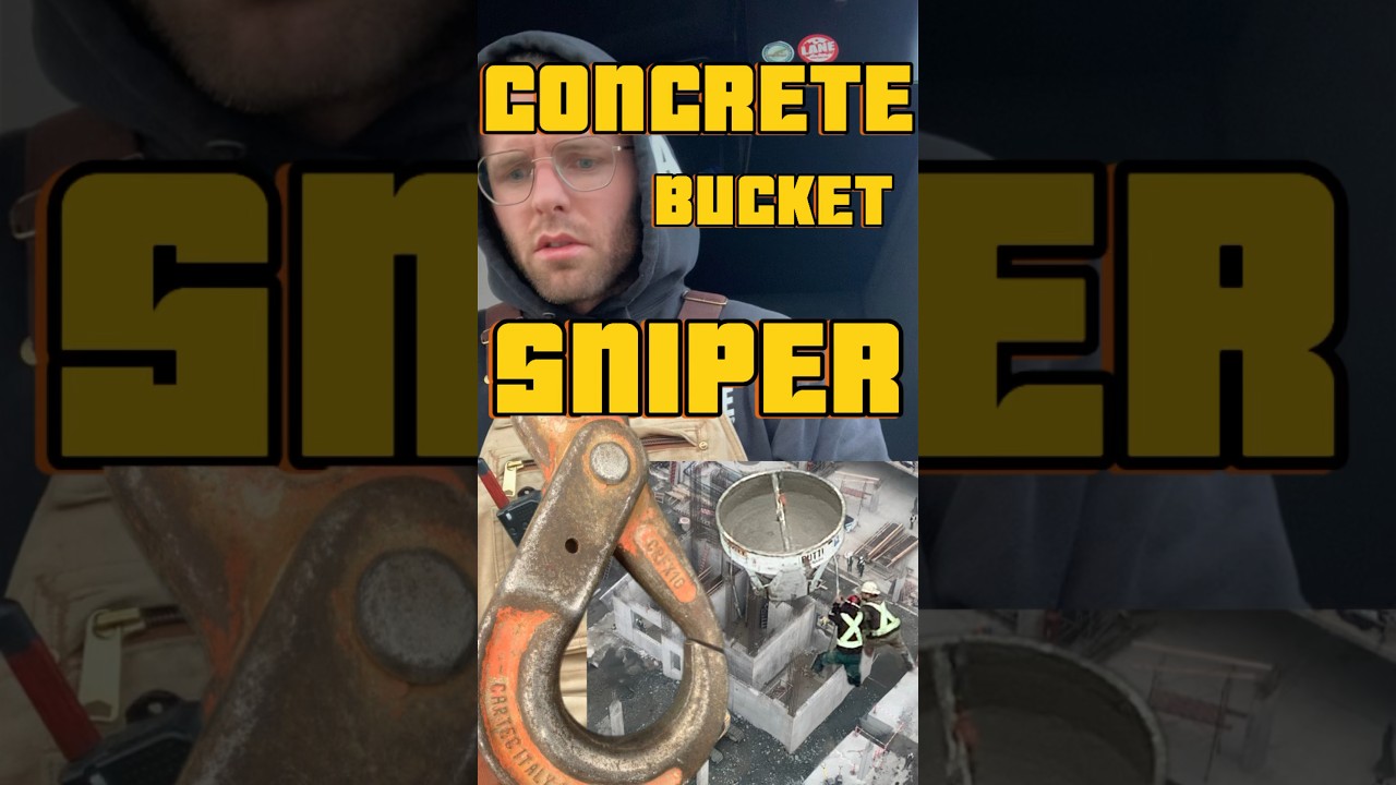 Concrete bucket sniper #construction #towercrane #concrete #crane # ...